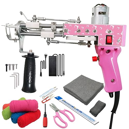 Tufting Gun,Cut Pile tufting Gun 2 in 1 Cut and Loop Rug Gun with ...