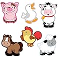 Amazon.com: Farm Animal Bulletin Board Cutouts - 48 Pieces ...