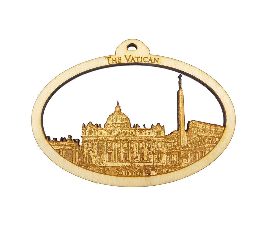 Amazon.com: Personalized Vatican Ornament - St Peter's Basilica ...