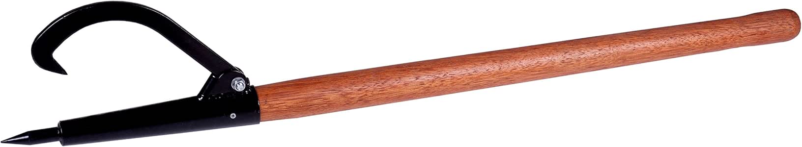 Amazon.com : RuggedMade Wood Log Peavey Hand Tool, 4 Foot Wooden Handle ...