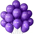 Amazon.com: KatchOn, Shiny Purple Balloons Set - 12 Inch, Pack of 50 ...
