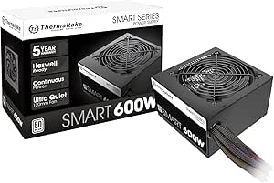 Amazon.com: Thermaltake SMART 600W ATX 12V V2.3/EPS 12V 80 Plus ...
