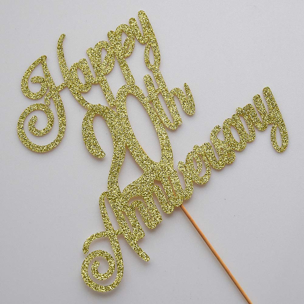 Mua Happy 20th Anniversary Cake Topper 20th Wedding Anniversary Decor ...
