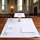 Amazon.com: TALPGOD 4 Pack Altar Supplies Linen Corporal for Churches ...
