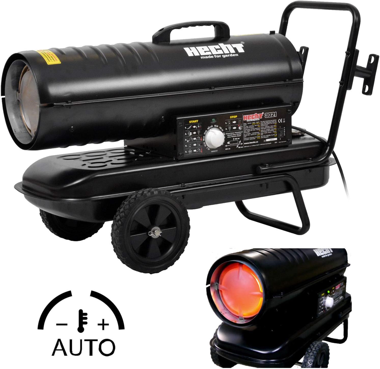 70,000BTU 20kW Diesel/Electric Hot Air Turbine Space Heater Mounted on ...