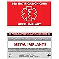 Amazon.com : Metal IMPLANT TSA Notification Wallet Air Travel Card ...