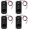 Amazon.com: 4pcs Speaker 5 Watt 8 Ohm Double Cavity Mini Speaker Full-Range Cavity Advertising ...