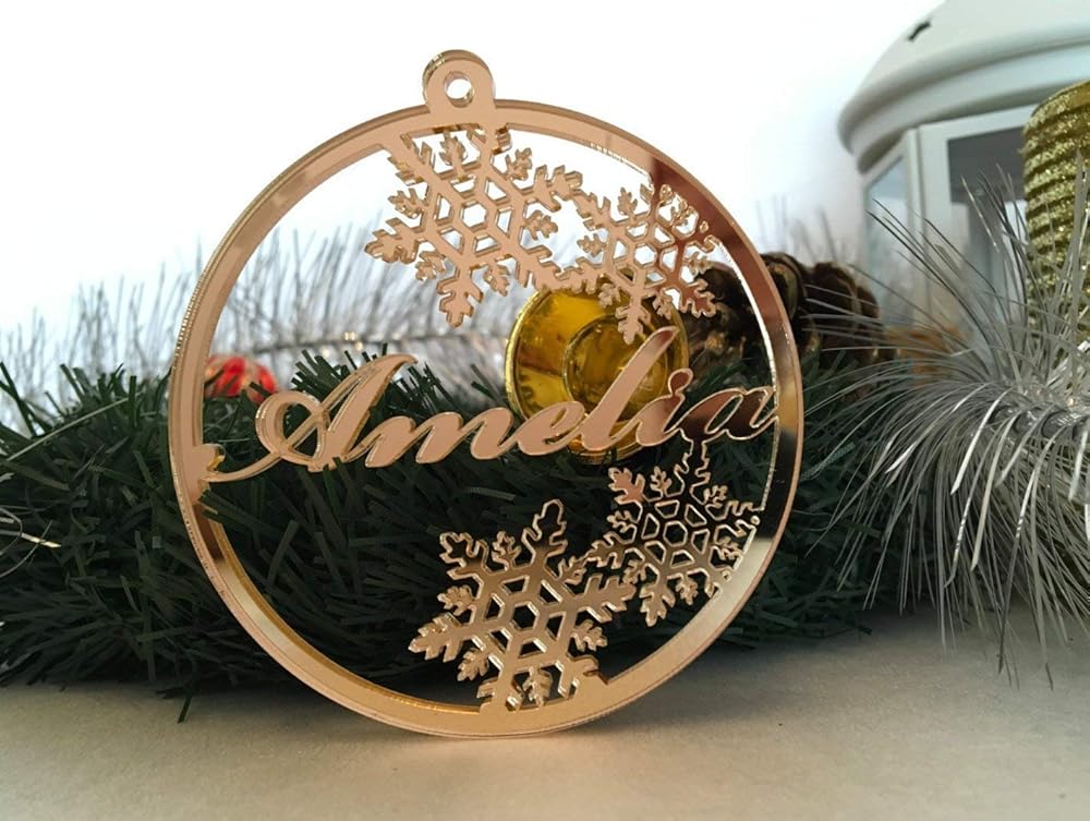 Personalised Christmas Ornament Laser Cut Bauble Custom Name Bauble personalised-christmas-ornament-laser-cut-bauble-custom-name-bauble