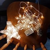 Star Curtain Lights with 138 Bulbs 12 Stars String Lights for Wedding ...
