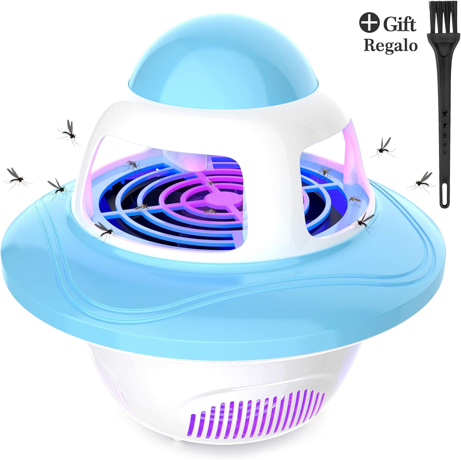 Lámpara Antimosquitos, Repelente Mosquito Eléctrico USB UV Lampara para ...