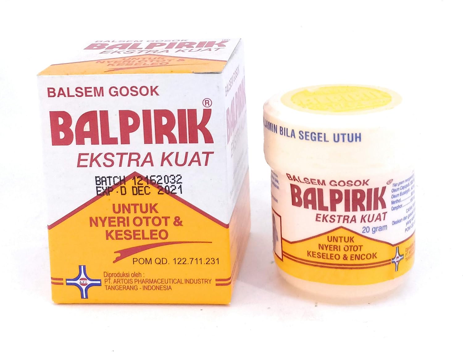 Amazon.com: Balpirik Ekstra Kuat Kuning (Extra Strong Yellow), 20 Gram ...