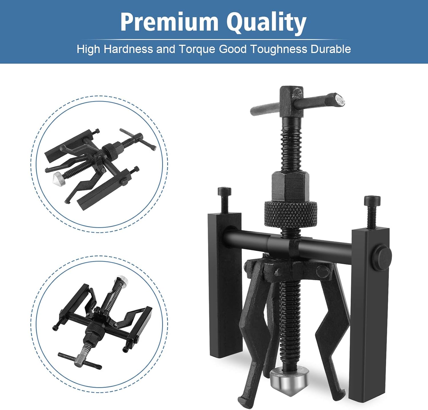 3 Jaw Pilot Bearing Puller, Reversible Inner Bearing Puller Gear ...