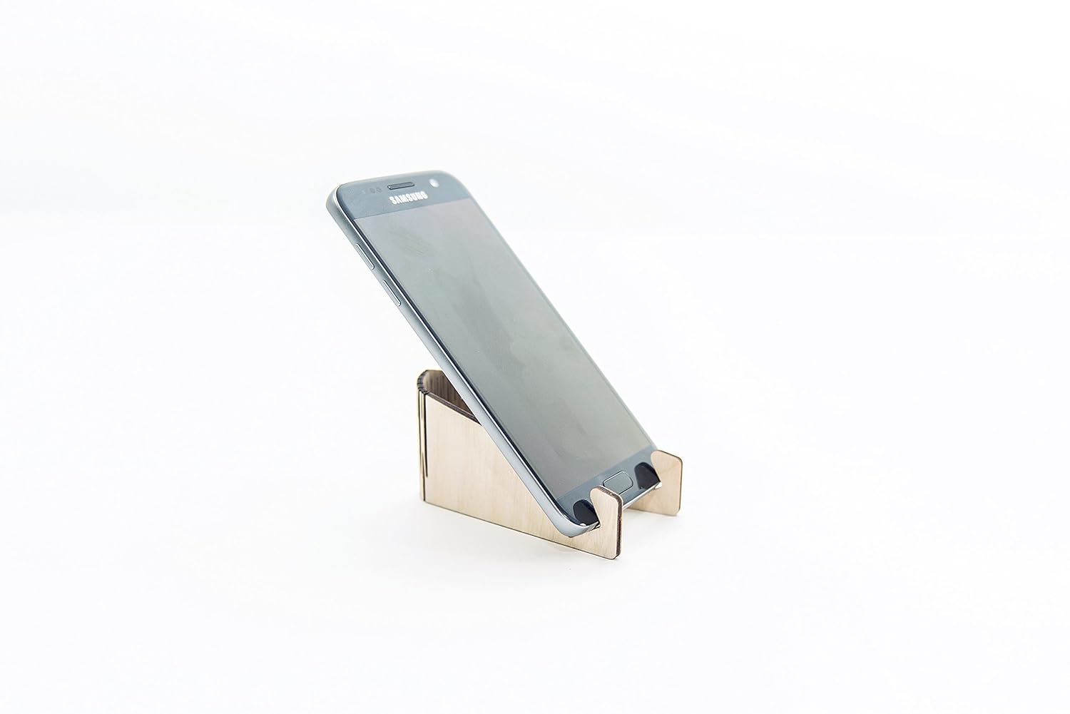 Telefonständer aus Holz – Mini Telefonhalter – Smartphone Ständer ...