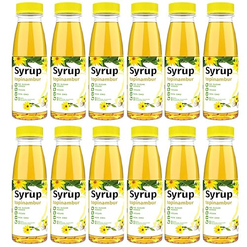 Topinambur Sugarless Syrup 12 Pack | Jerusalem Artichoke Natural Sugar ...
