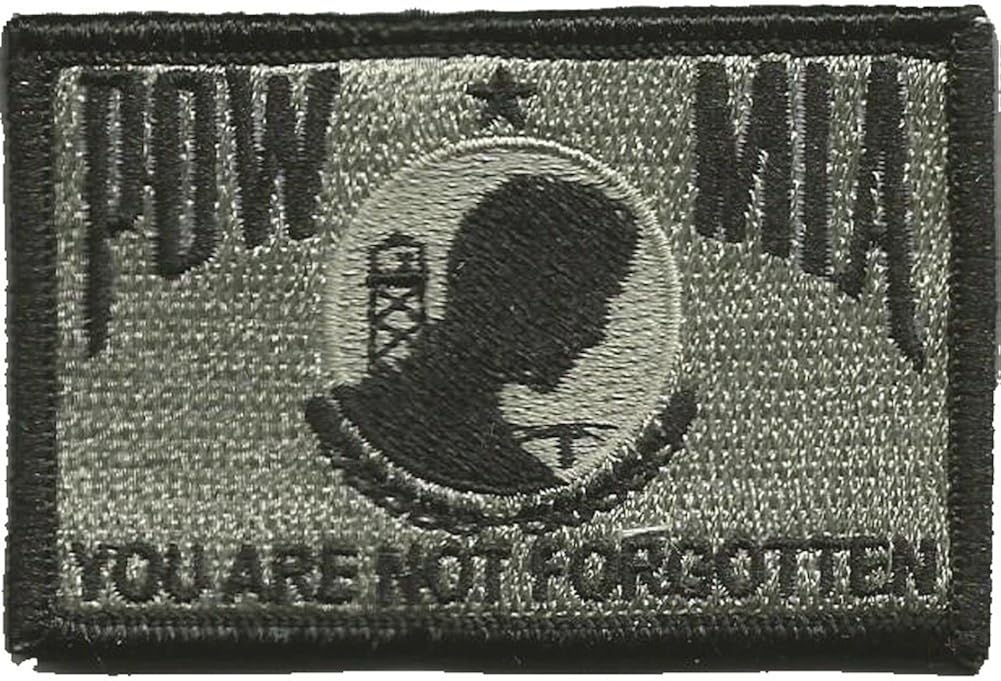 Amazon.com: Tactical POW/MIA Patch - Acu/Silver: Clothing