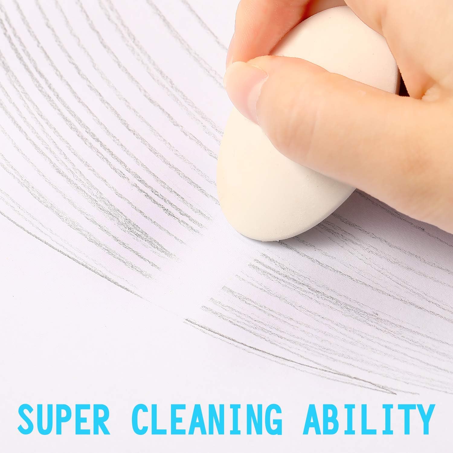 10 Pieces Drawing Art Erasers Multi-Shape Pencil Painting Erasers ...