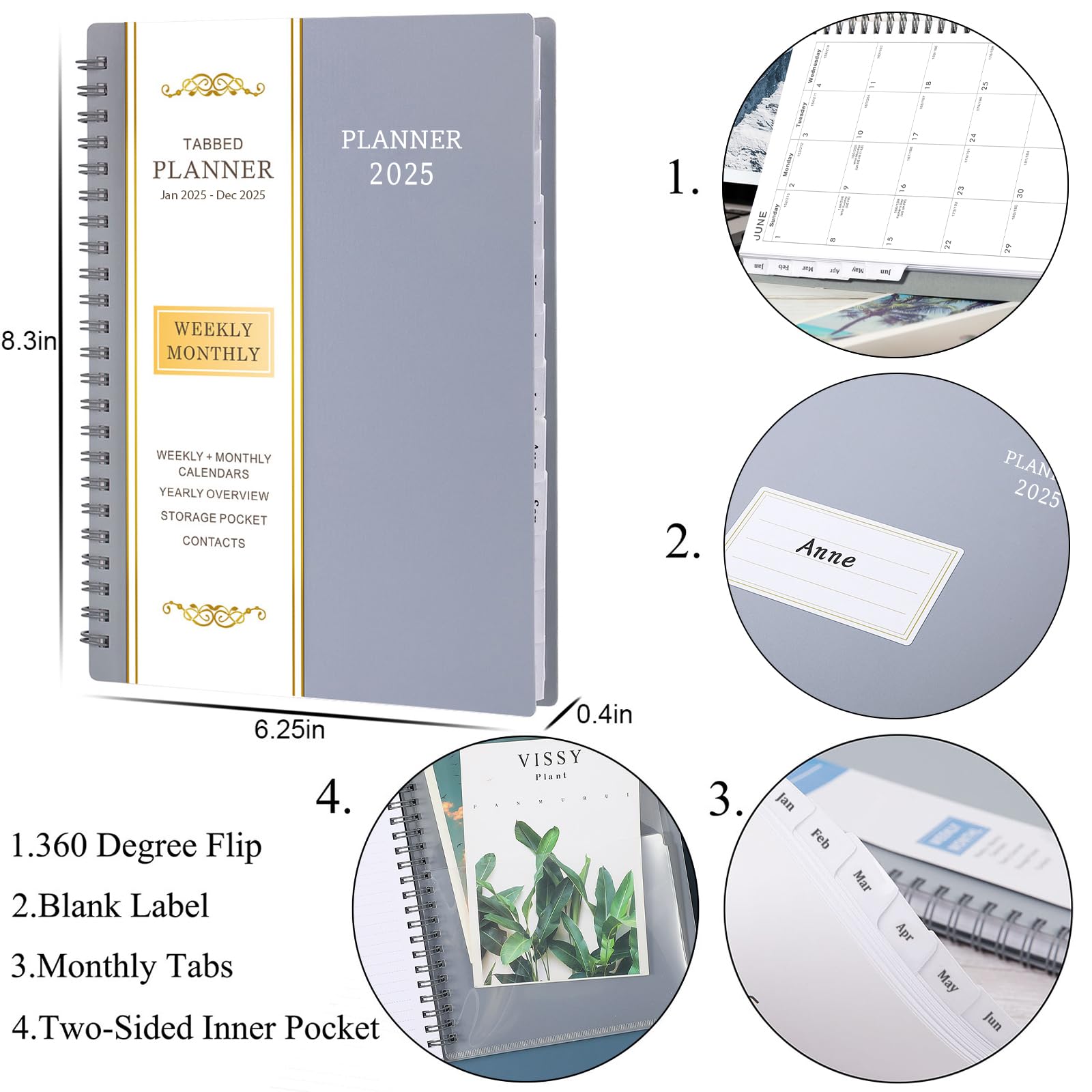 Mua 2025 Planner - Jan 2025 - Dec 2025, Planner 2025, 2025 Planner ...