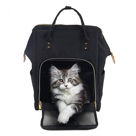 Cat Carrier Backpack Puppy Travel Bag Portable Folding Pet Rabbit ...