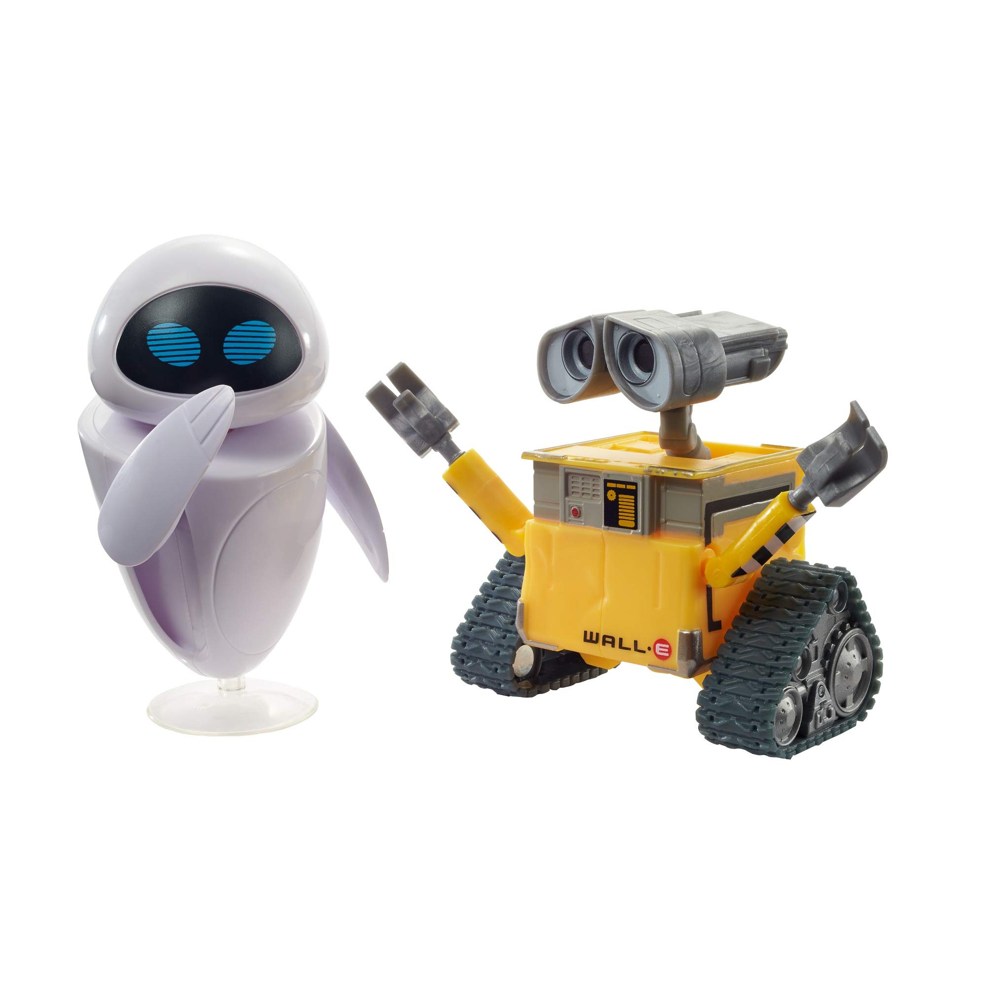 Disney Pixar Wall-E and Eve Figures [Amazon Exclusive] True to Movie Scale Character Actio