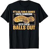 Amazon.com: All Fun Until Someone Gets Their Balls Out Funny Ball ...