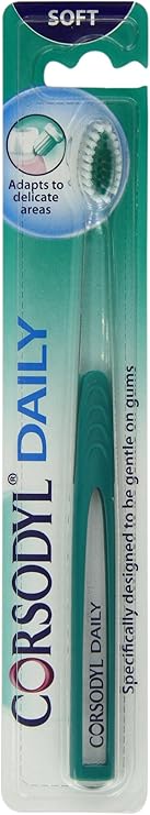 Corsodyl Daily Gum Care Toothbrush, Soft, Pack of 3: Amazon.co.uk ...