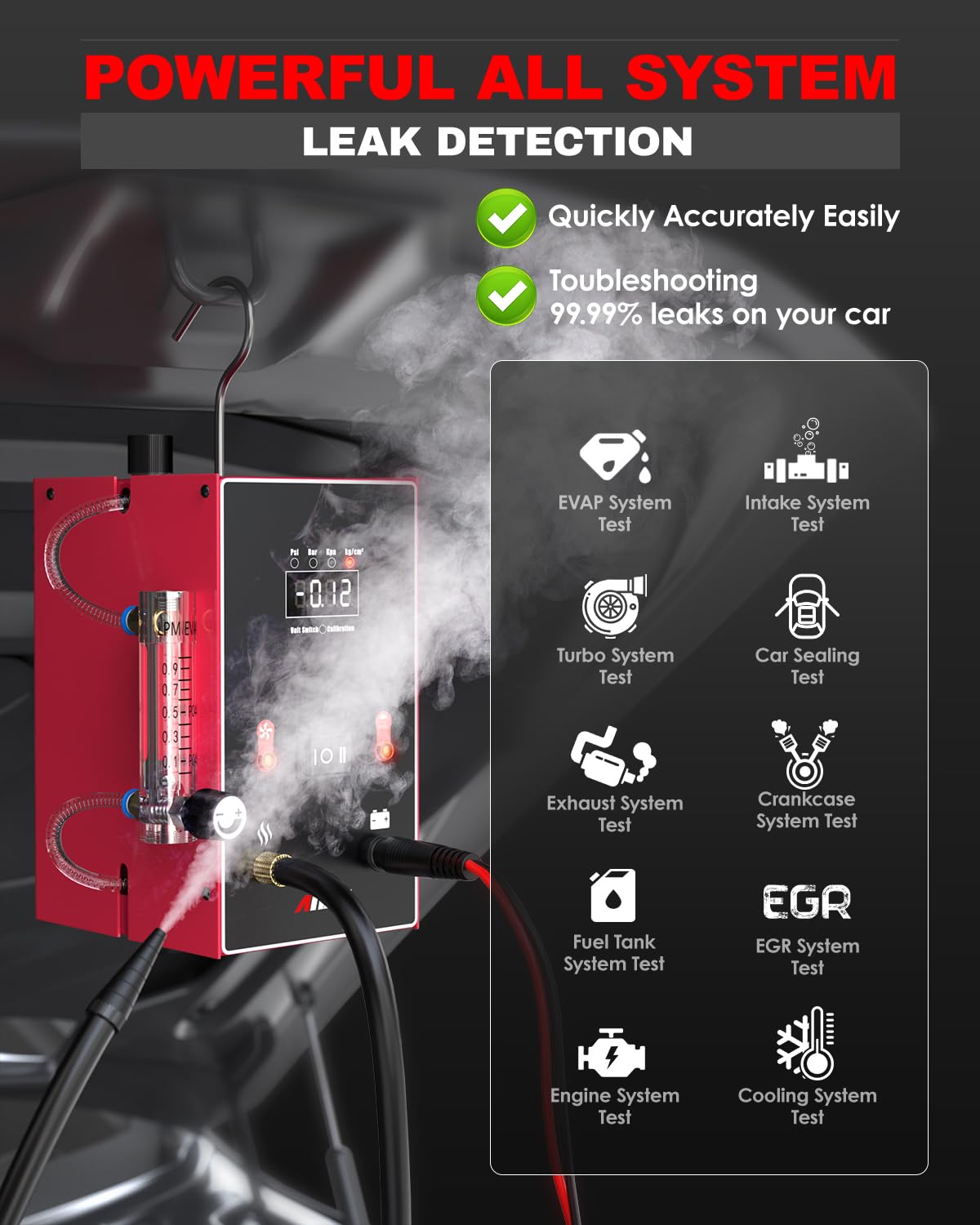 Mua L300 Automotive Smoke Machine - EVAP Leak Detector - Built-in Air ...