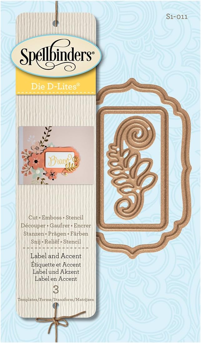 Spellbinders Spellbinders Shapeabilities Die D-Lites-Label And Accent ...