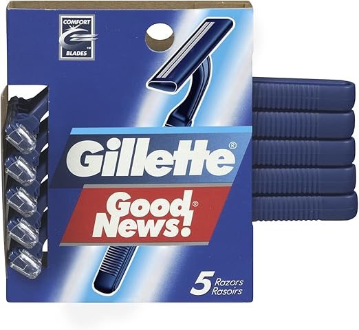 Gillette Good News! Razors 5 Razors: Amazon.co.uk: Health & Personal Care