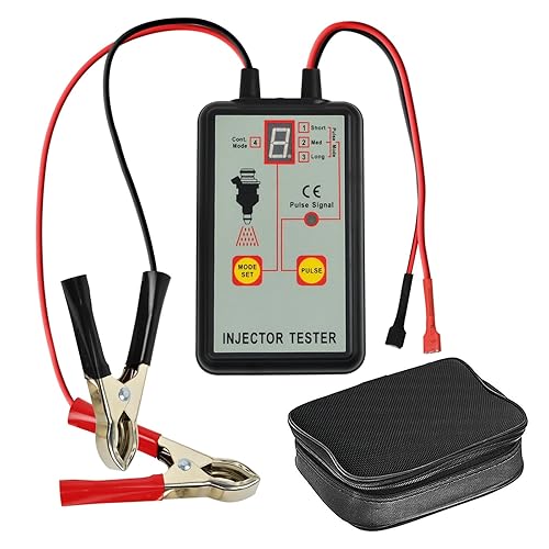 Automotive Fuel Injector Tester, 12V 4 Pulse Modes Handheld Car Vehicle ...