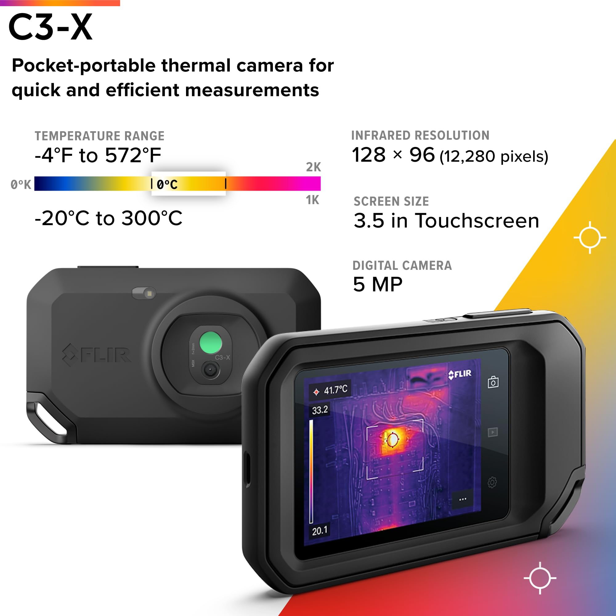 Mua C3-X Compact Thermal Imaging Camera with Wifi: High Resolution ...