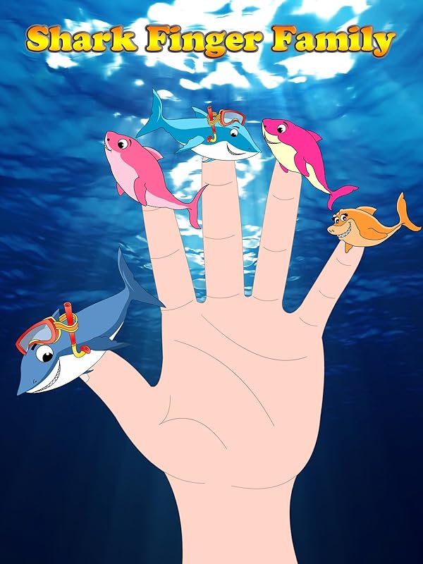 Amazon.co.jp: The Finger Family - Shark Finger Family Song - Nursery ...