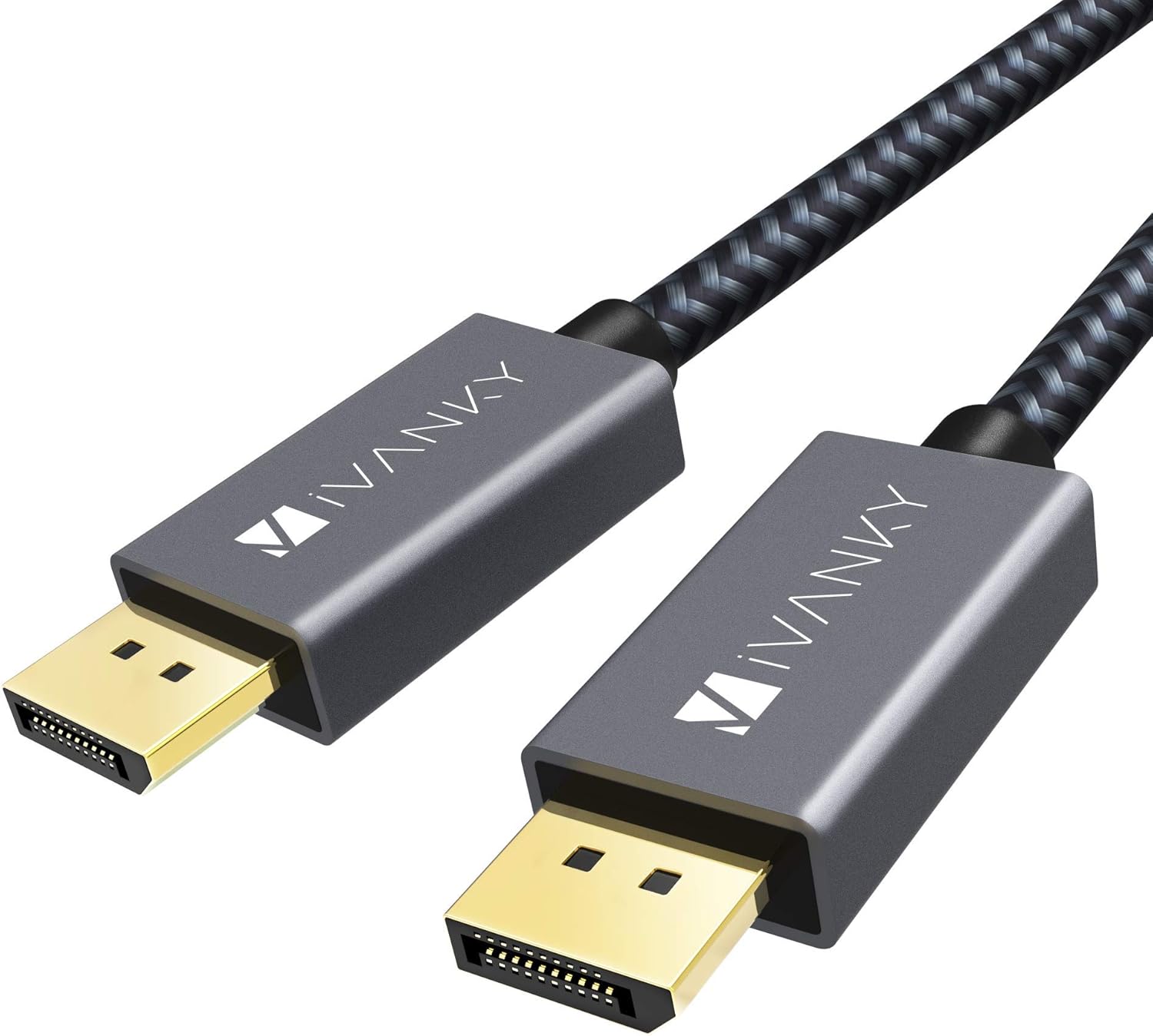 4K DisplayPort Cable 3m(2-PACK), iVANKY DP to DP Cable Nylon Braided ...