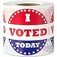 Amazon.com : I Voted Today Circle Voting Label Round Self Adhesive ...