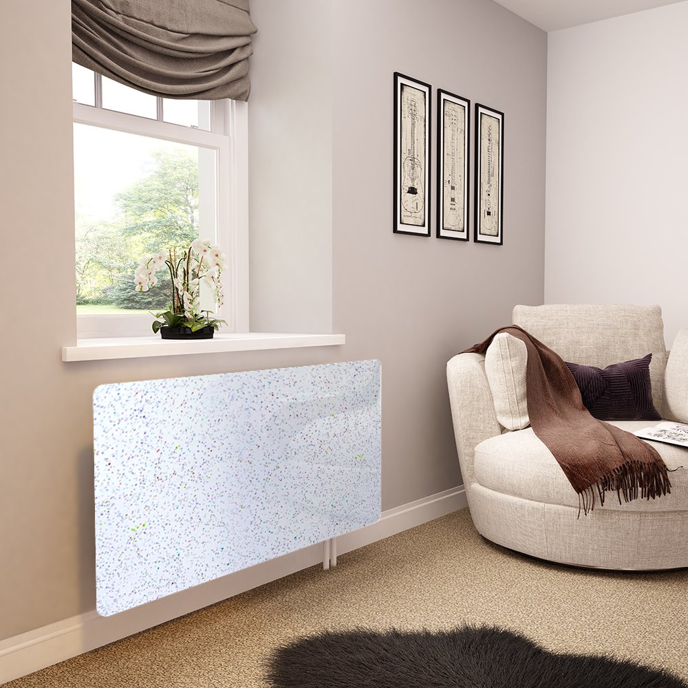 Living Room Furniture Extra Small Premier Range Black Glass Radiator ...