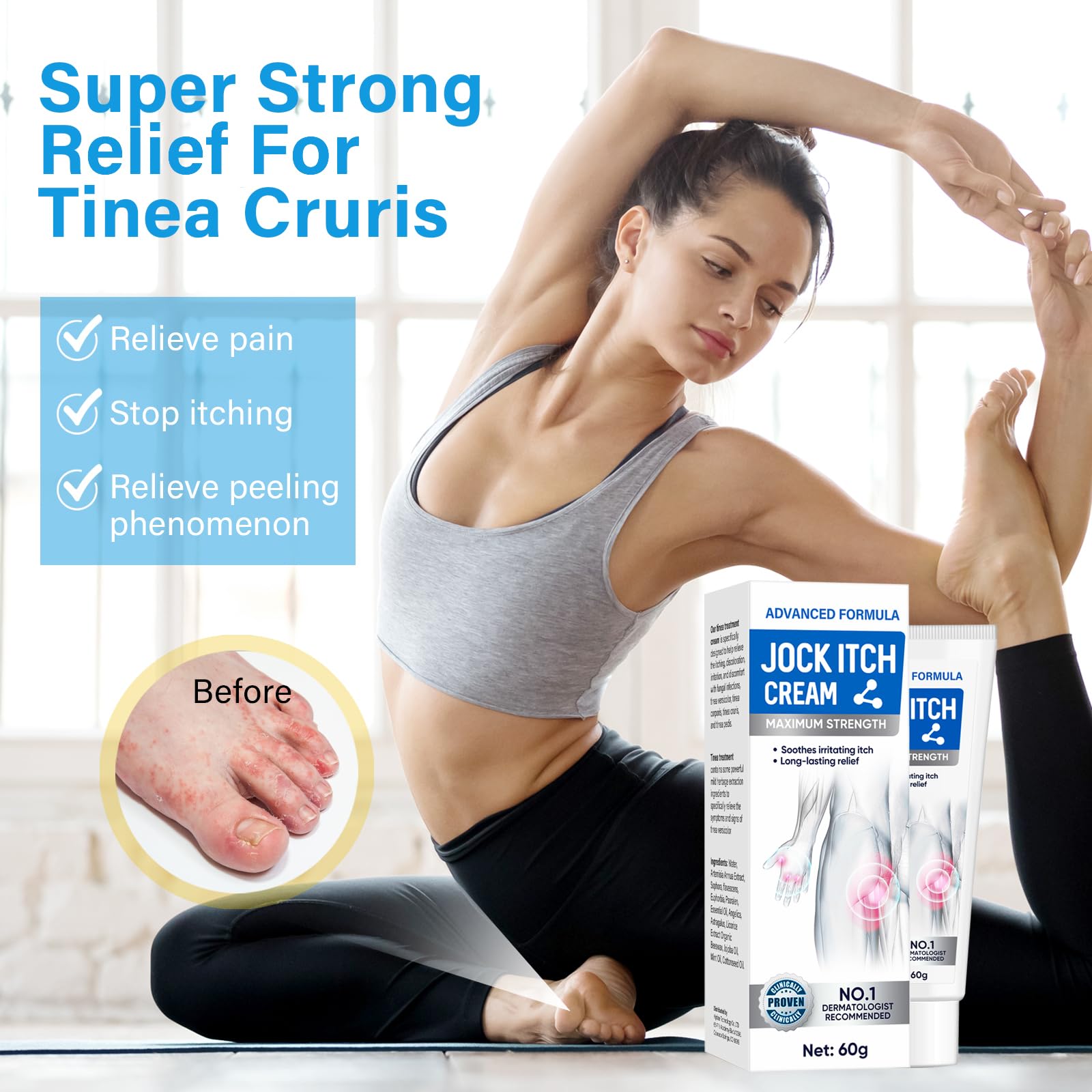 Mua Jock Itch Cream, Jock Itch, Jock Itch Cream Extra Strength for Men & Women,Tinea Cruris ...