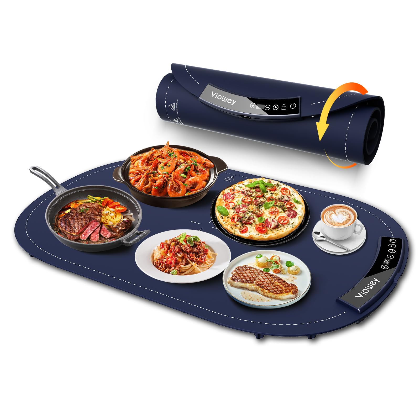 Warming Mat for Food?Food Warming Mat, Electric Warming Tray with 7 ...