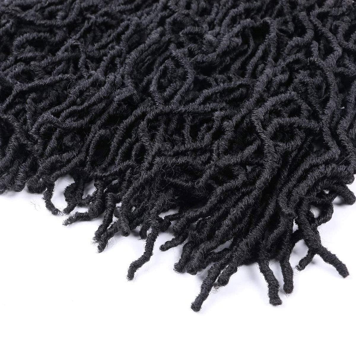 24 Inch Soft Locs Crochet Hair Pre Looped 6 Packs Faux Locs Crochet ...