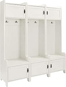 Amazon.com: Crosley Furniture Fremont Tower Entryway Hall Tree with ...