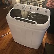 Amazon.com: SUPER DEAL Portable Washer Mini Twin Tub Washing Machine w ...