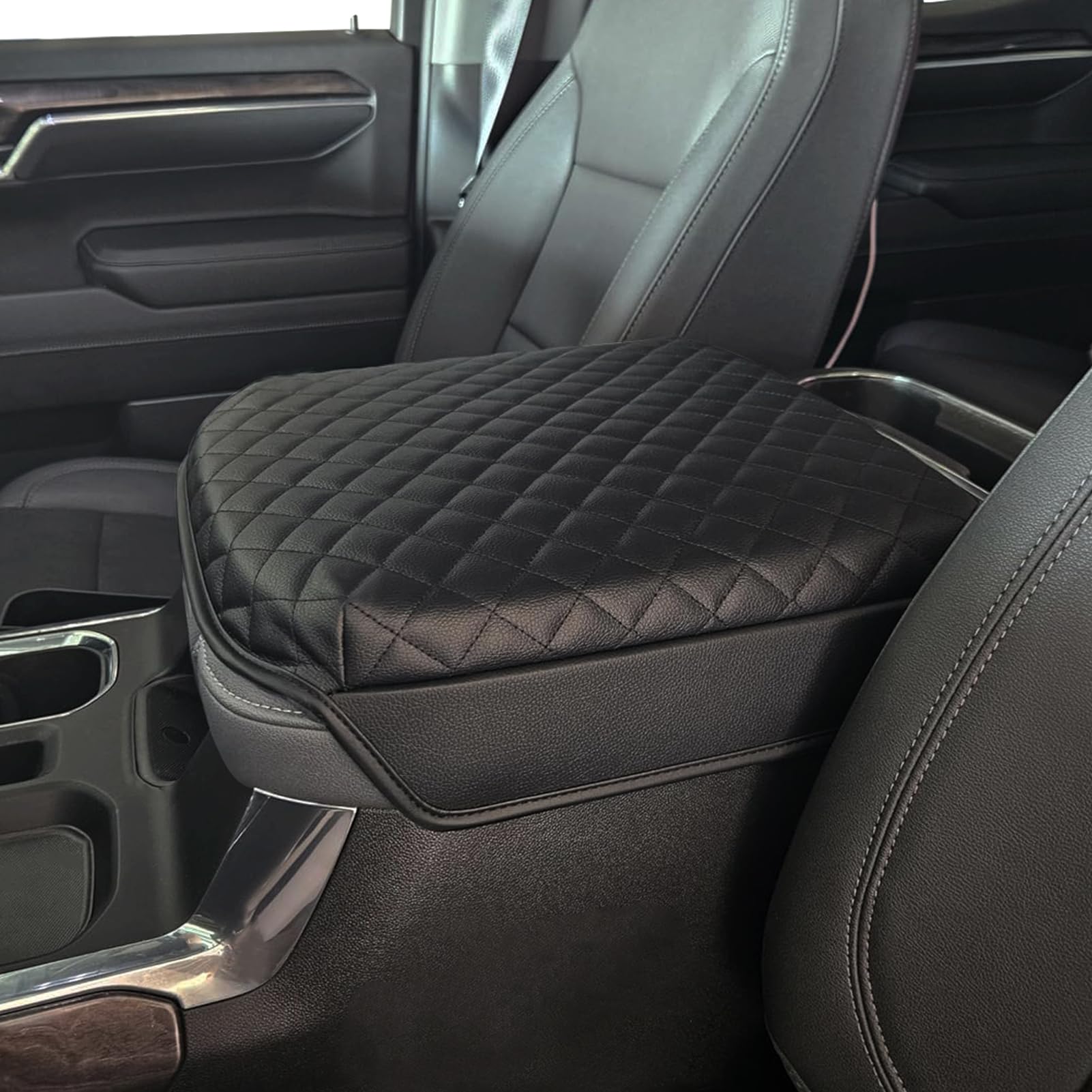 Zxiaochun Center Console Cover for 2019-2025 Chevy Silverado/GMC Sierra ...