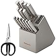 Amazon.com: KitchenAid Gourmet Knife Block Set with Built-in Sharpener ...