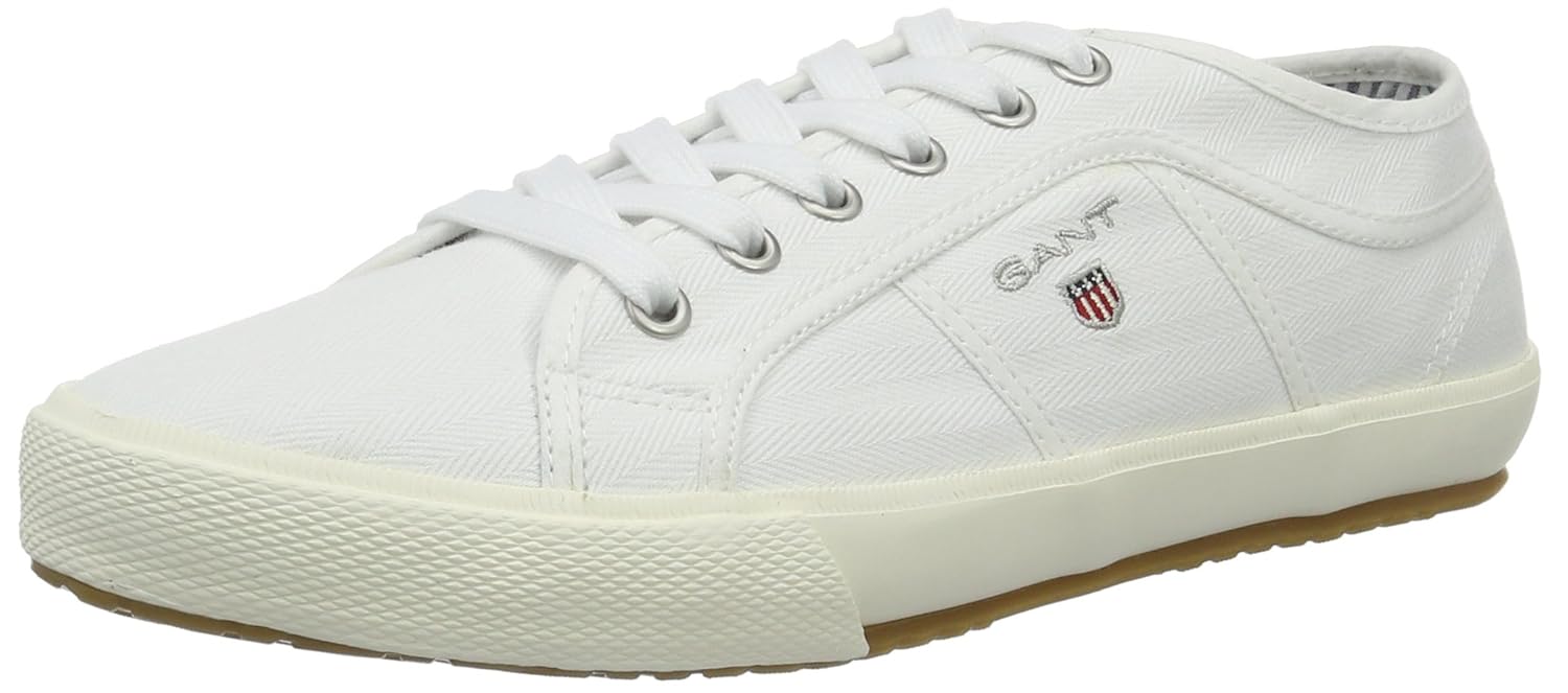 Gant Shoes Men's Samuel Low-Top Sneakers, (White), 10 UK 44 EU: Amazon ...