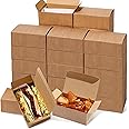 Amazon.com: Taco Boxes with Stand Up Dividers Tri Compartmental Taco ...