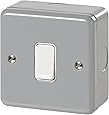 MK Metalclad Plus K2946 ALM 13 amp 2-Gang Double-Pole Switch Socket ...