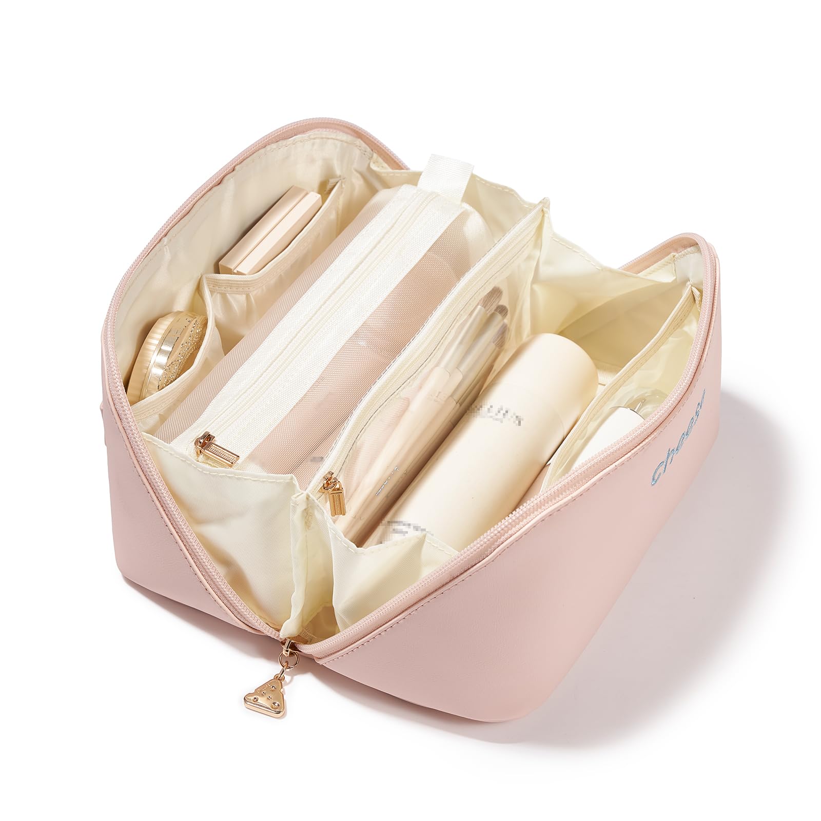 Dr.Cheese Travel Makeup bag, Large Capacity Cosmetic Bags, Waterproof ...