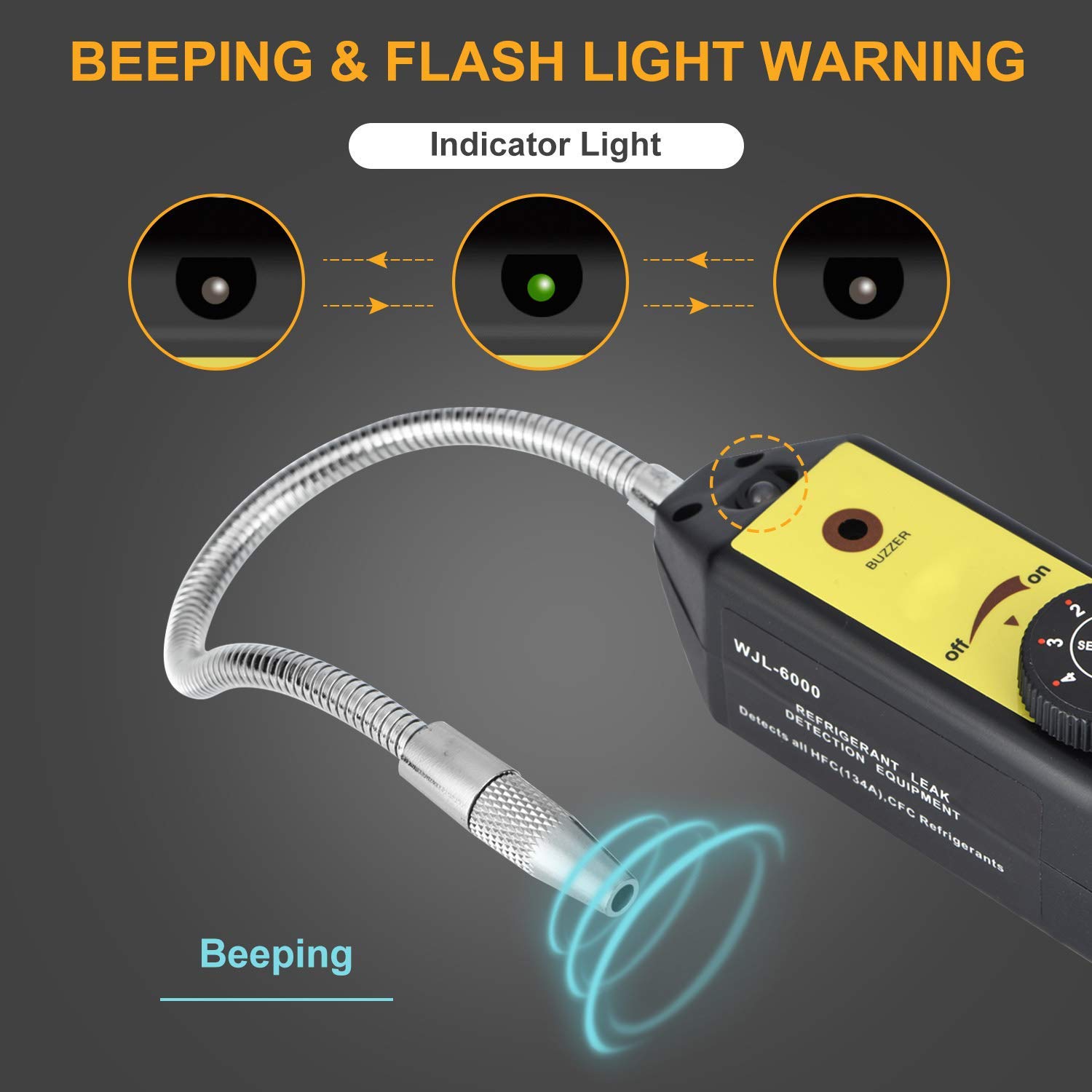 Mua Refrigerant Freon Leak Detector with Indicator Light, High Accuracy ...