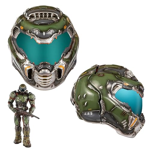 Tiff-K Doom Marine Mask Doom Slayer Deluxe Helmet Doomguy Full Face ...