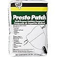 Dap 58552 Presto Multi-Purpose Patching Compound, 25 Lb, Bag, Powder, White - Wall Surface ...