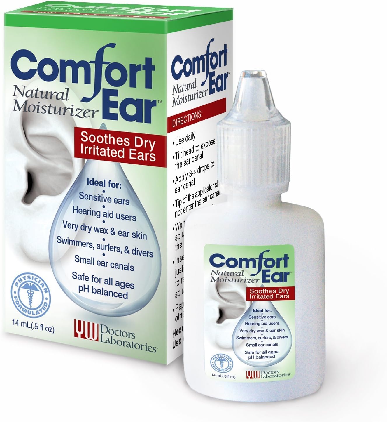 Amazon.com: Comfort Ear Natural Moisturizer, 5 fl oz: Health & Personal ...