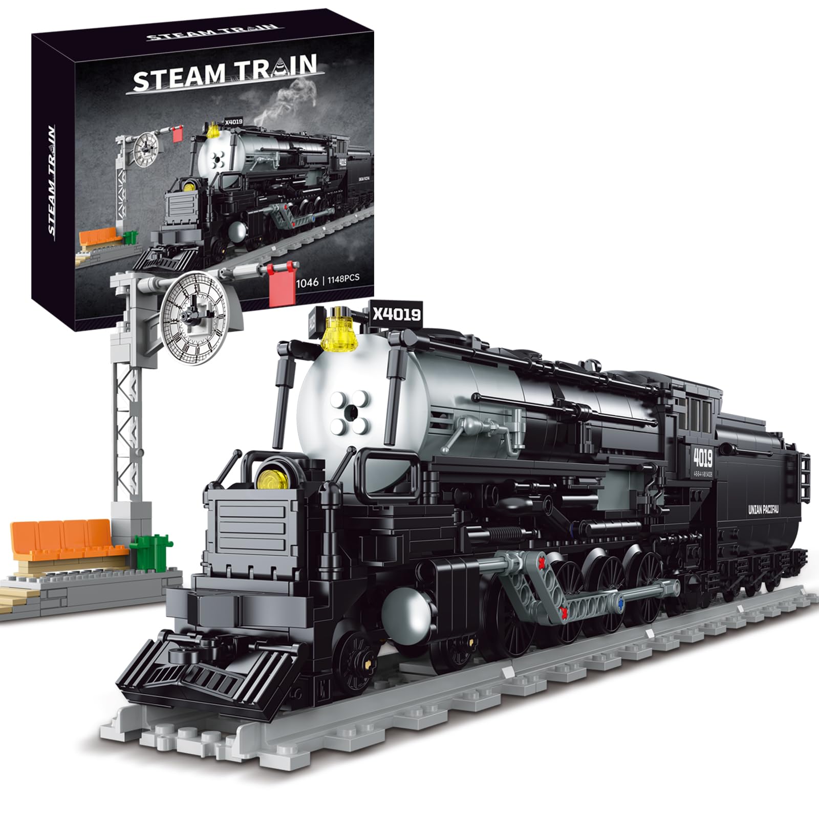 City Train Building Set Compatible with Lego for Adults,Stem Train ...